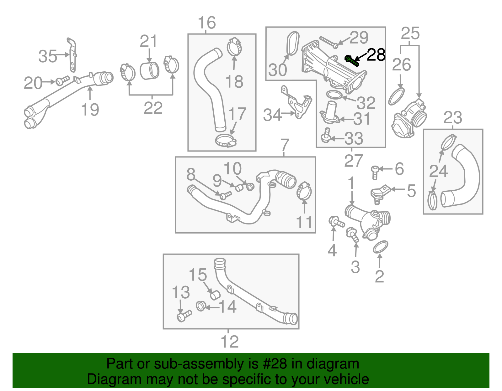 N-104-134-01 - Pipe Assembly Bolt 2013-2015 Audi Q7 | Audi OEM Parts