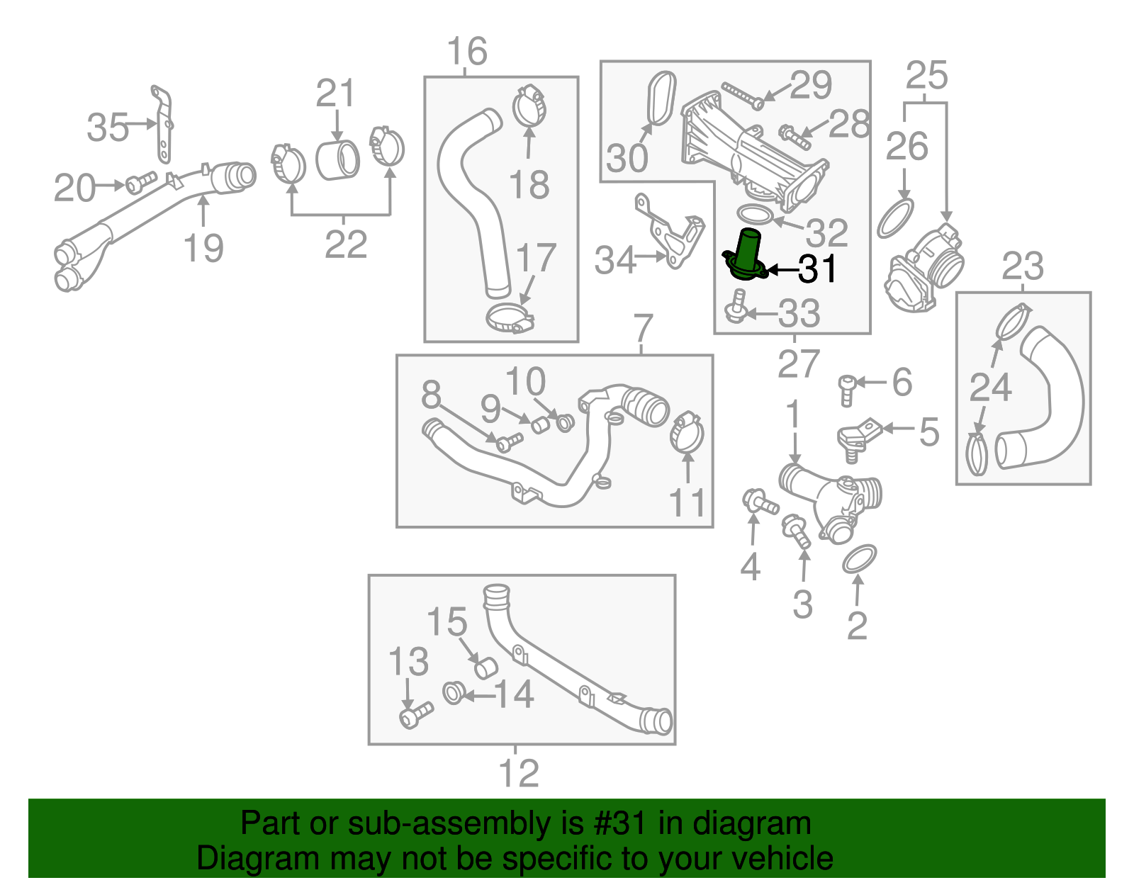 059-131-534-C - Connector Pipe 2013-2016 Audi | Audi OEM Parts