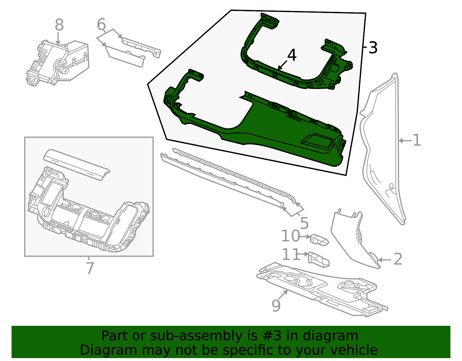 Buy Genuine GM Auto Parts - Pad (Part # 86822087) | GM Parts Store