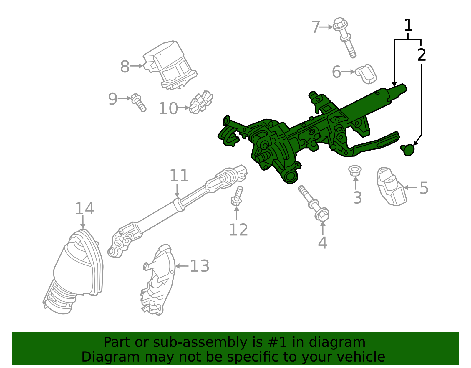 2023-2024 Toyota Corolla 2023-2024 Toyota Corolla - Steering Column ...