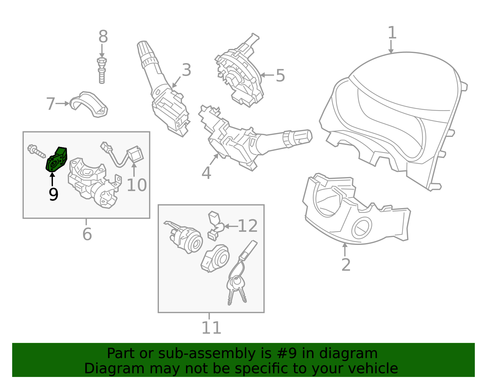 93110-1R000 - Ignition Switch 2014-2018 Kia | Kia.Parts Store
