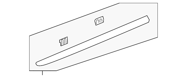 72352-TJB-A01 - Center Molding 2019-2025 Acura RDX | My Acura Parts