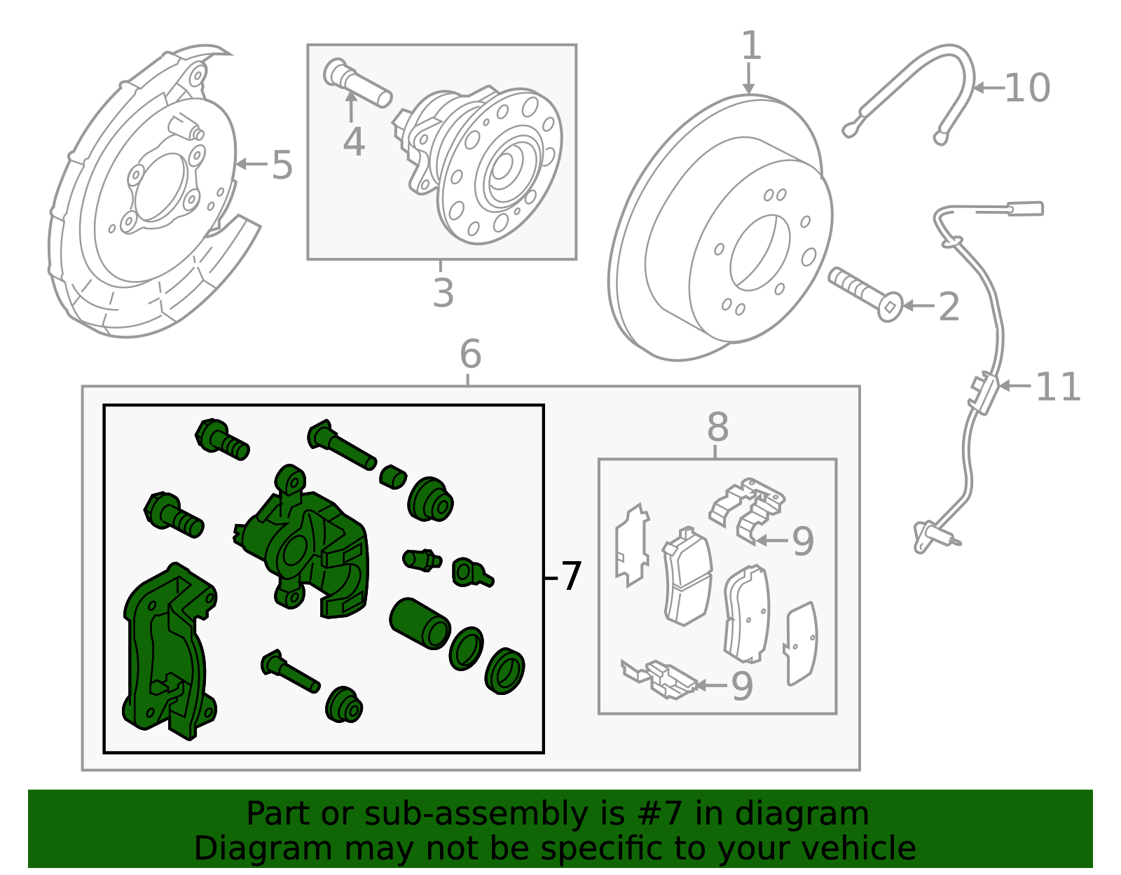58310-1WA30 - Caliper 2012-2017 Kia Rio | Kia.Parts Store