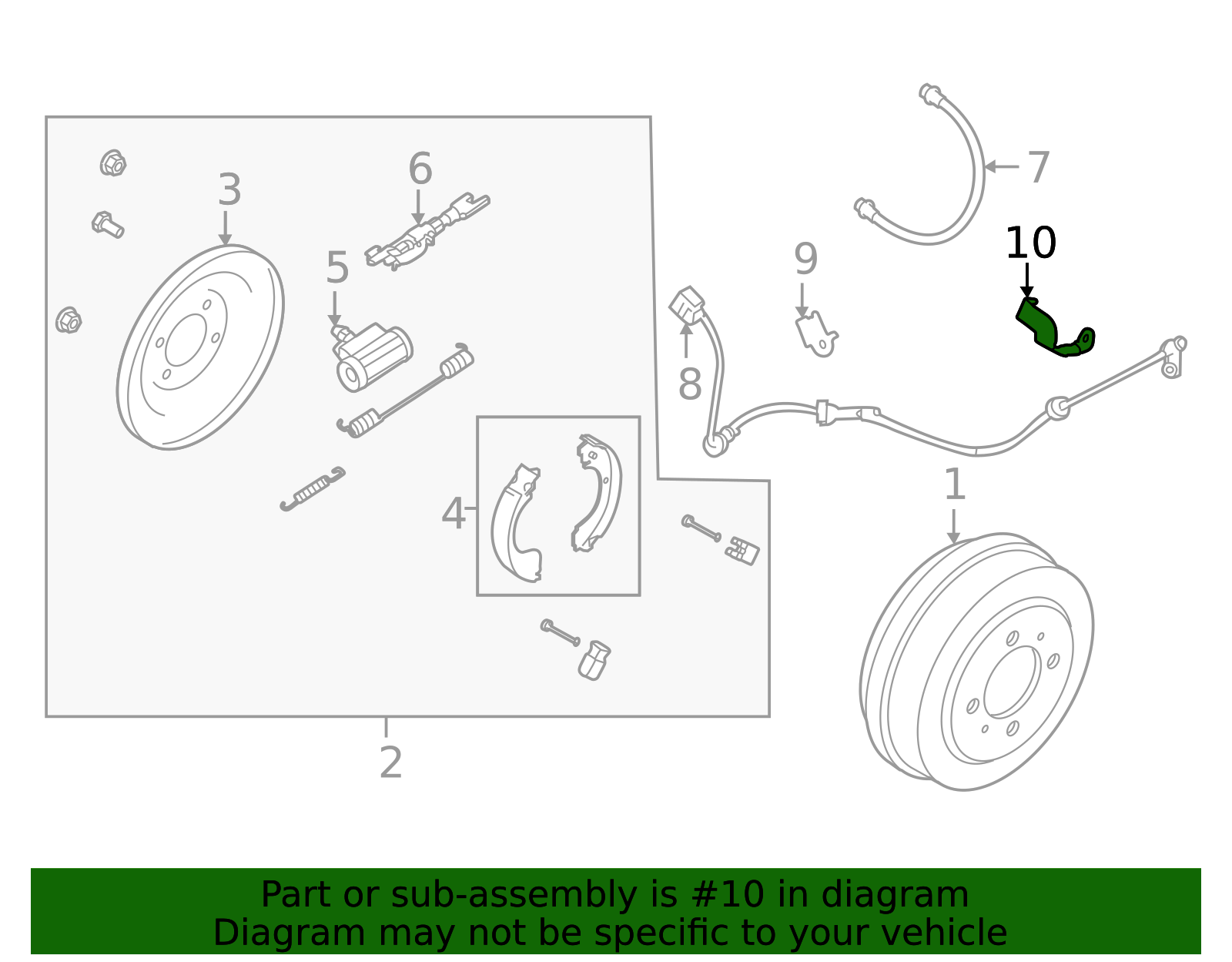 47960-6LB0A - ABS Sensor Bracket - 2020-2025 Nissan Sentra | Nissan OEM ...