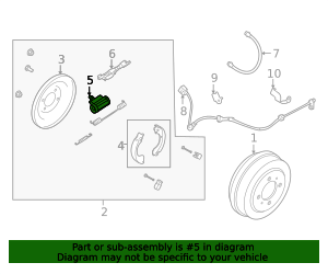 2013-2025 Nissan Sentra Wheel Cylinder 44100-3SG0A | OEM Parts Online