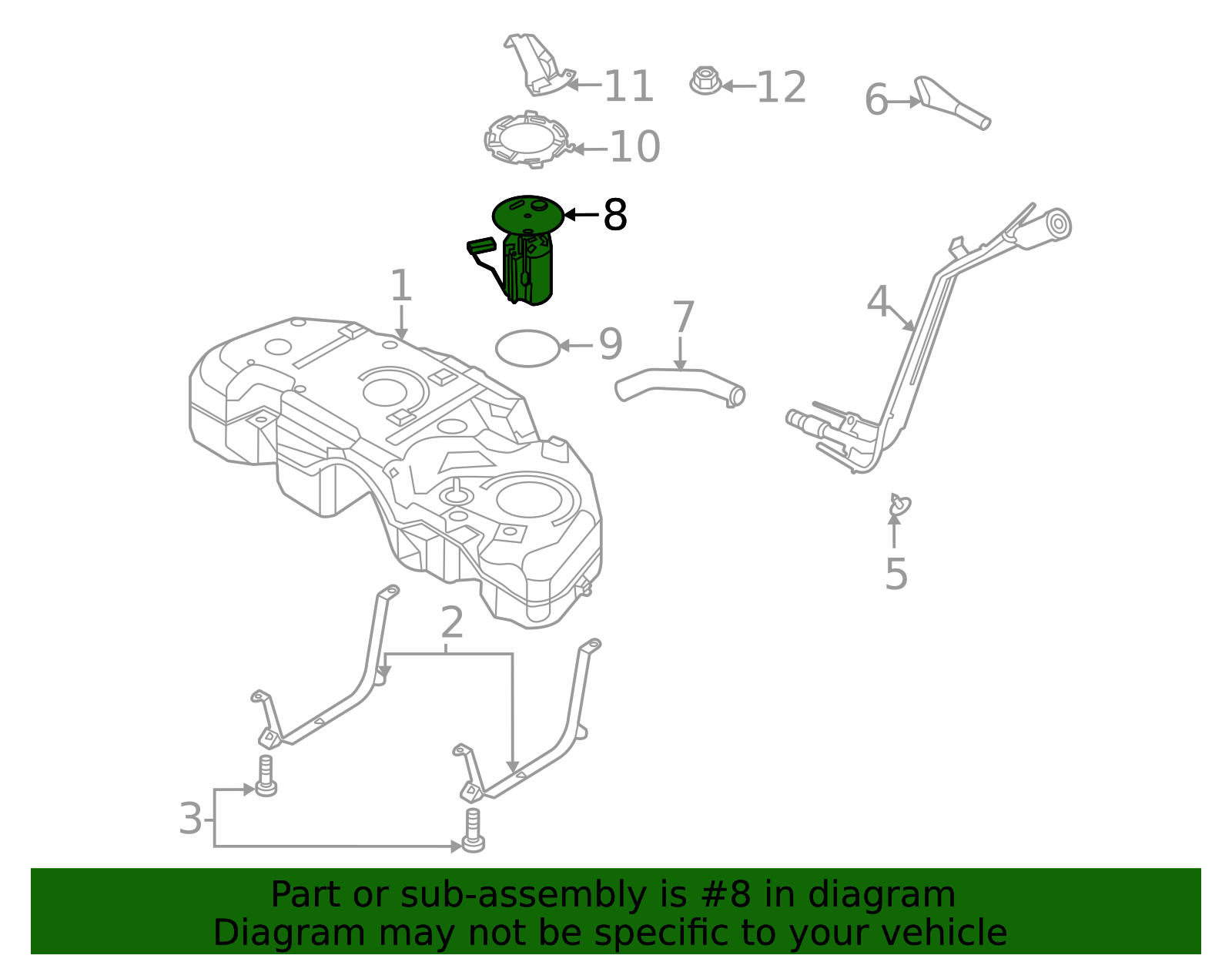 LX6Z-9H307-A - Fuel Pump Assembly 2020-2025 Ford | Big 3 Auto Parts