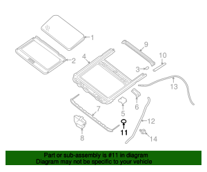 2009-2013 Nissan Maxima Plug 74816-JA010 | Melloy Nissan Parts