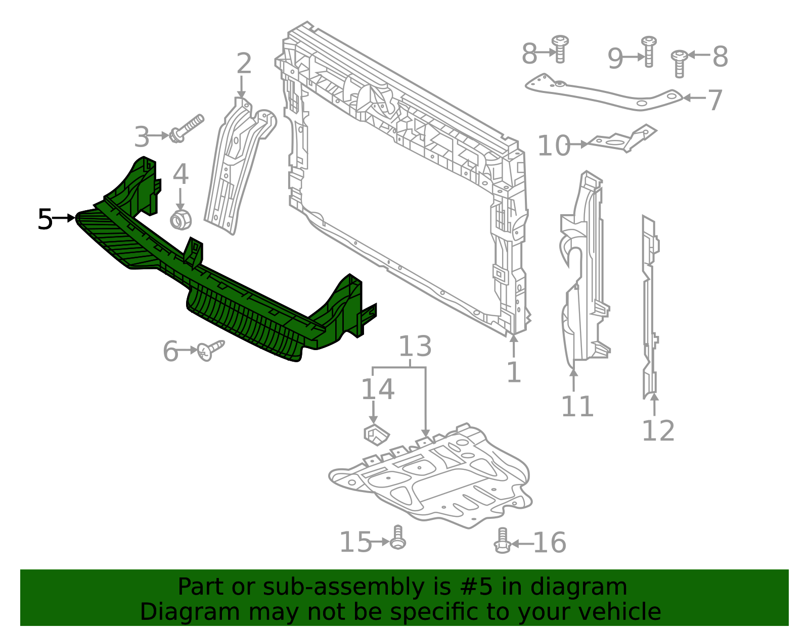 5NN-805-705-M - High-Quality Guide Support for 2022-2024 Volkswagen ...