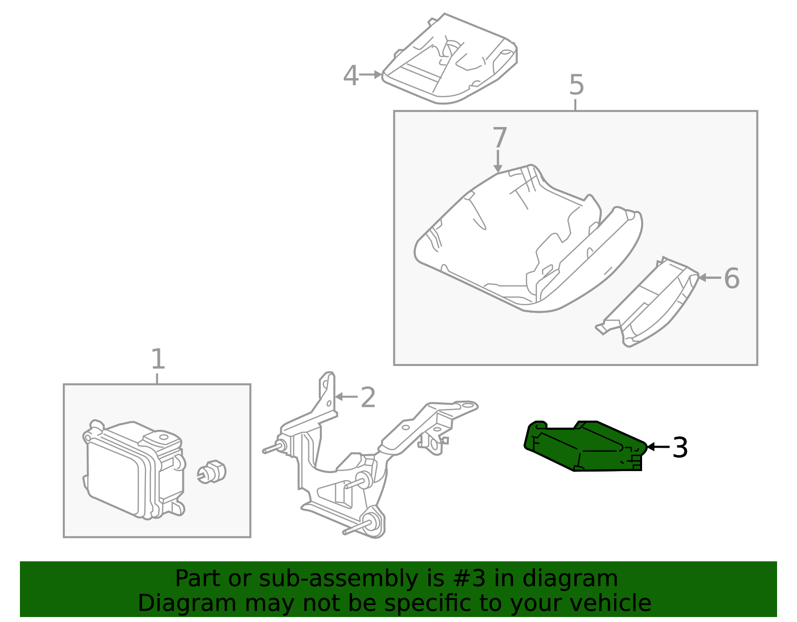 36700-T3V-A02 - 2014 Honda Accord - Acc Unit | Genuine Honda Parts