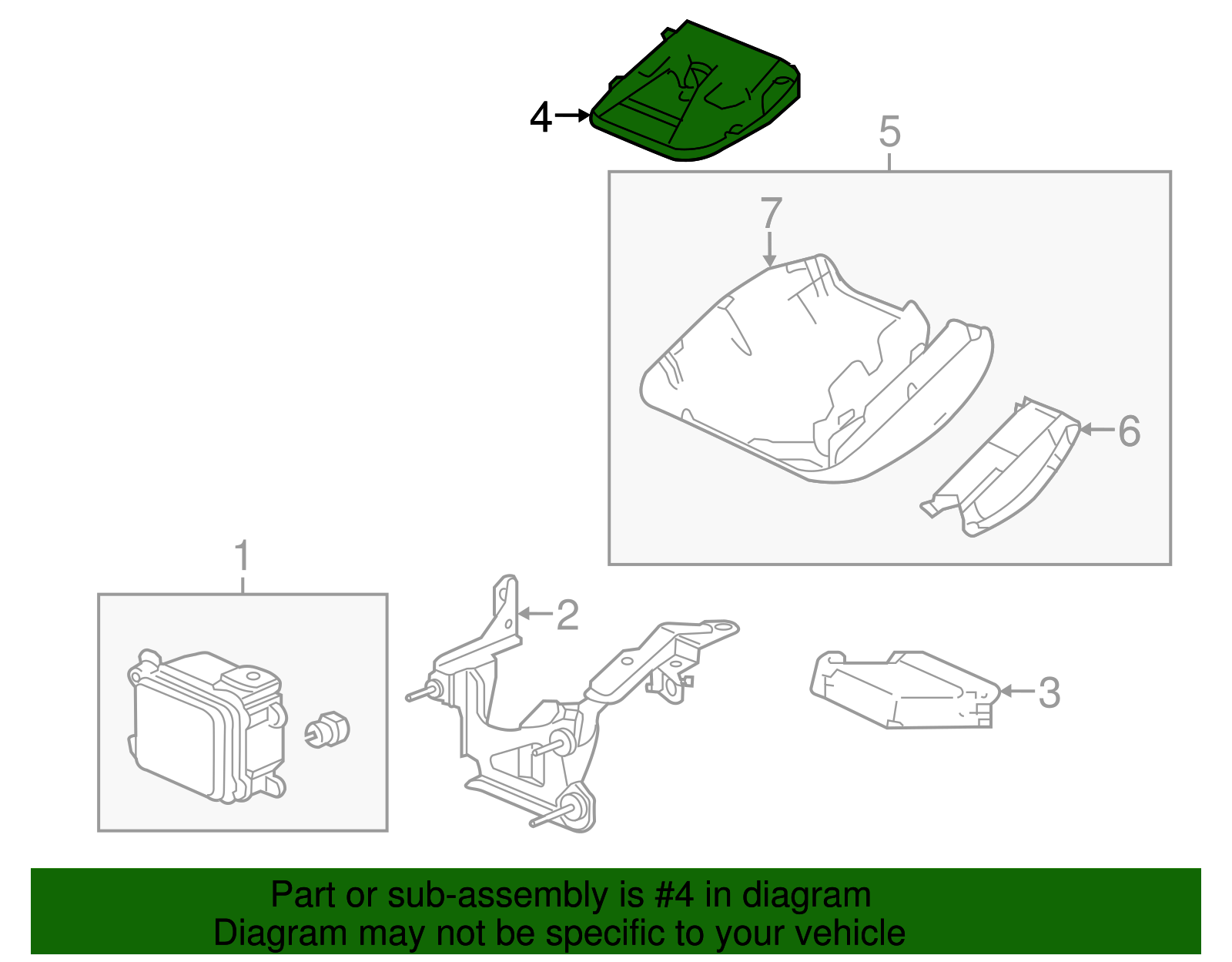 36150-T3V-A04 - 2014-2017 Honda Accord - Camera Assembly (Fcw)(Ldw) | Honda Parts Cheap