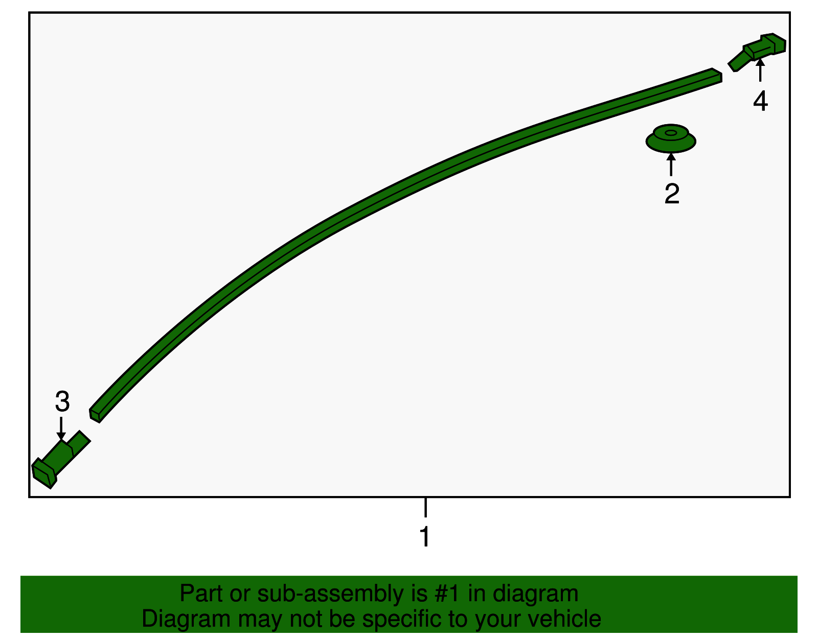 BN8V-50-9L0 - Roof Molding - 2007-2009 Mazda 3 | Mazda OEM Parts Outlet