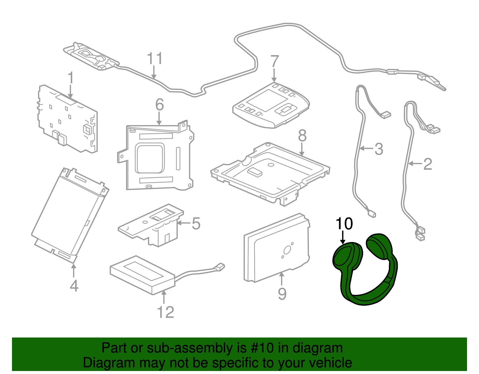 C2D53145 - Headphones, Whitefire 2010-2020 Jaguar | Haper Jaguar Parts