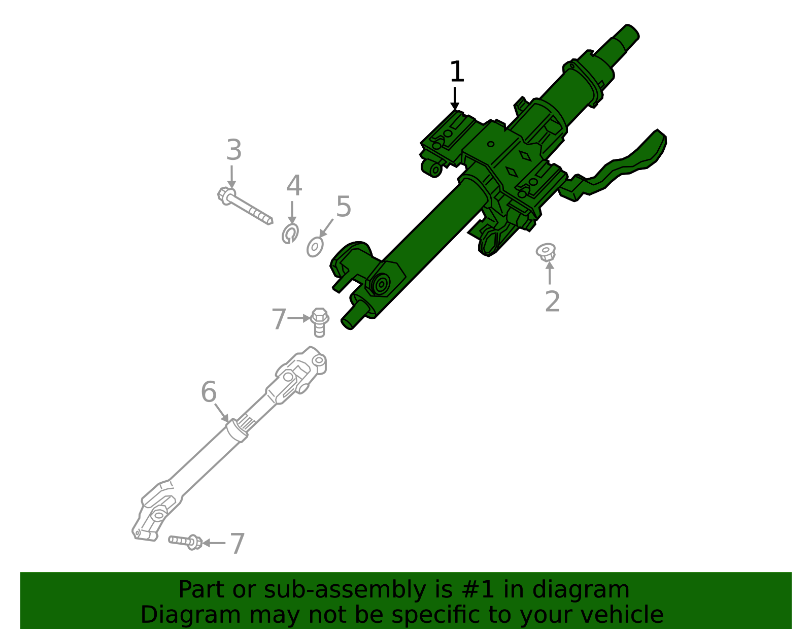 2019-2023 Hyundai Steering Column 56310-K9000 | QuirkParts