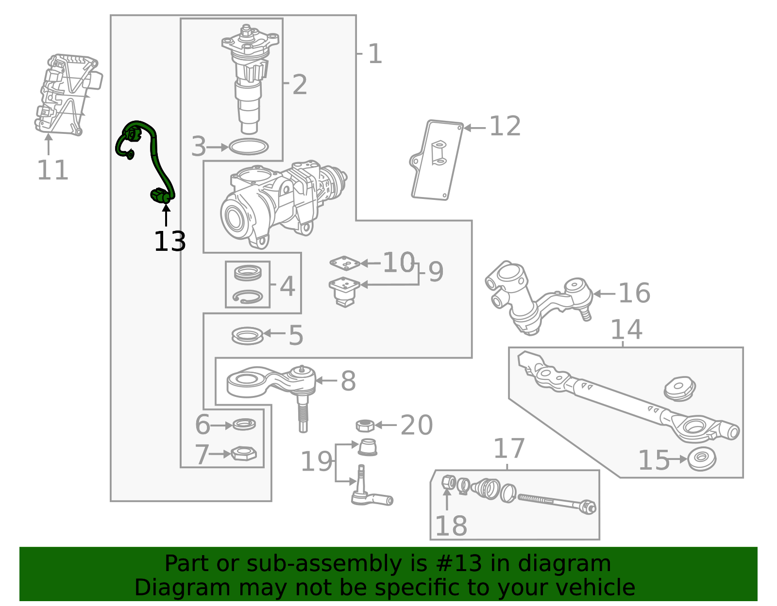 2020-2025 GMC Sierra 2500 HD Power Steering Control Module Wiring ...