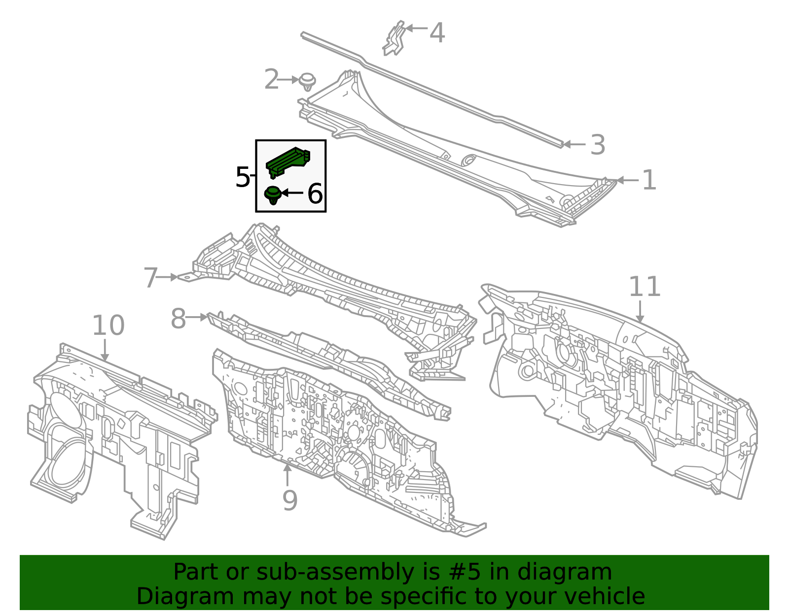 74226-T20-A00 - 2022-2025 Honda Civic - Water Shield | Genuine Honda Parts