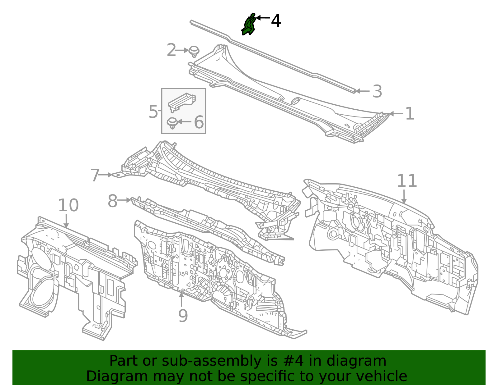 73165-T20-A01 - Hinge Cover 2022-2025 Honda Civic | Honda Parts Online
