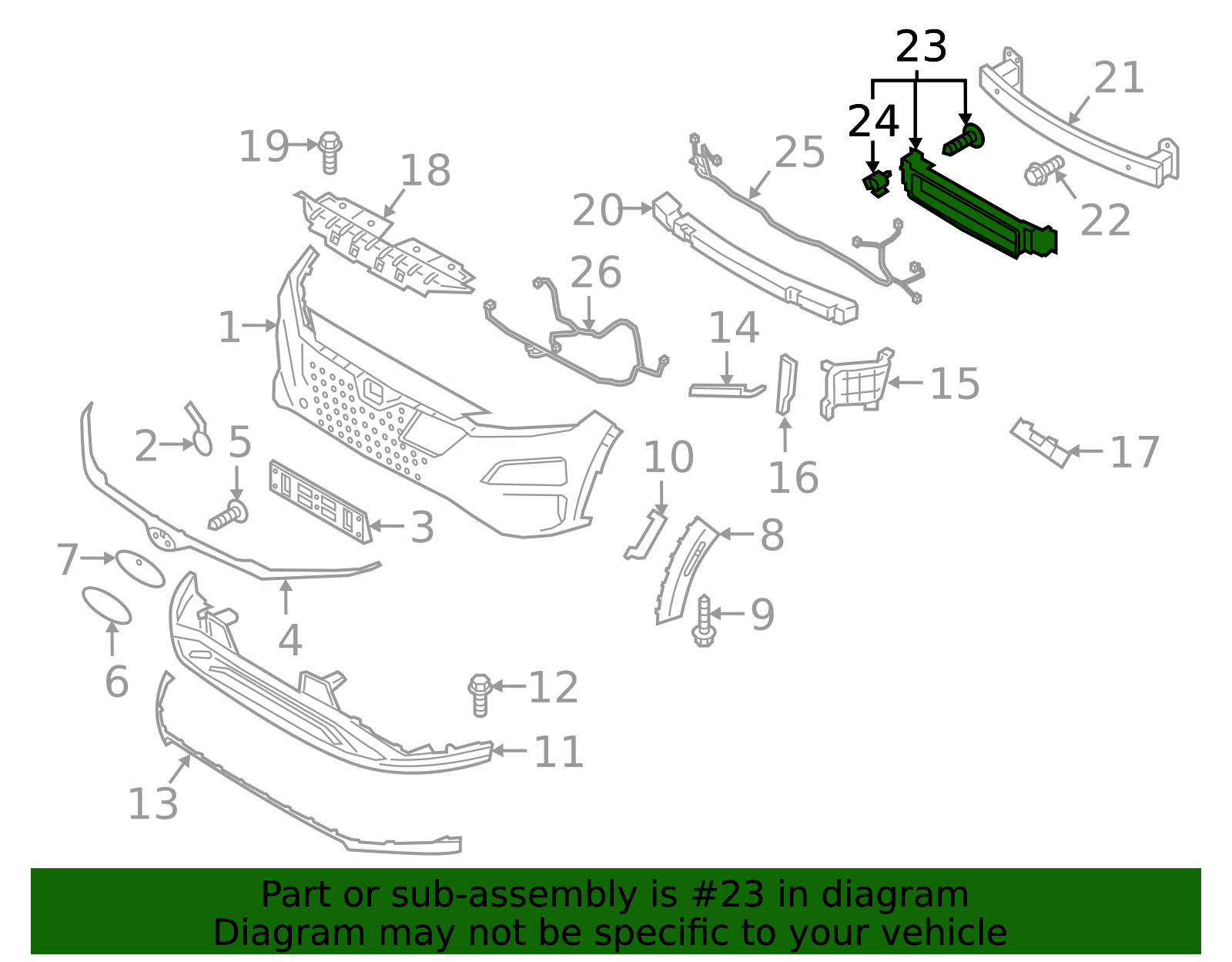2019-2021 Hyundai Kona Electric Shutter Assembly 86950-K4000 | OEM ...