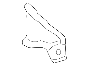 Genuine Toyota Radiator Support Bracket part# 53258-48020 for 2001-2007 ...