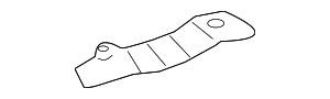 Genuine Toyota Radiator Support Bracket part# 52116-48020 for 2001-2007 ...