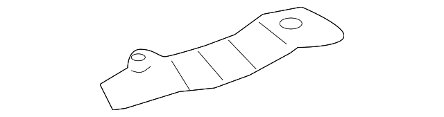 52116-48020 - 2001-2007 Toyota Highlander - Radiator Support Bracket ...