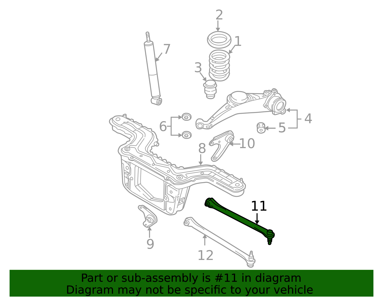 EF91-28-500 - Lower Link - 2001-2006 2008 Mazda Tribute | Mazda Parts ...