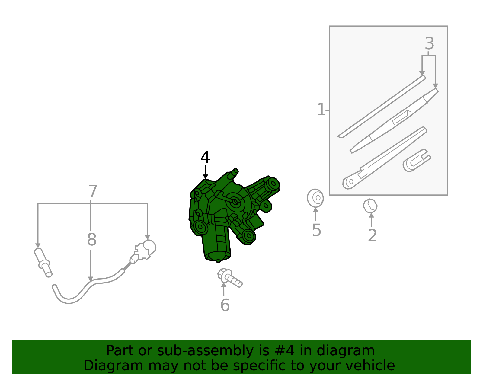 28710-6RR0A - 2021-2025 Nissan - Back Glass Wiper Motor | Anicra Nissan ...
