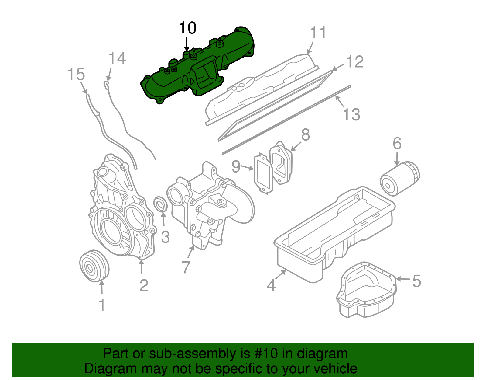2006-2007 GM Rocker Arm Cover 97386598 | Capital Chevy Parts