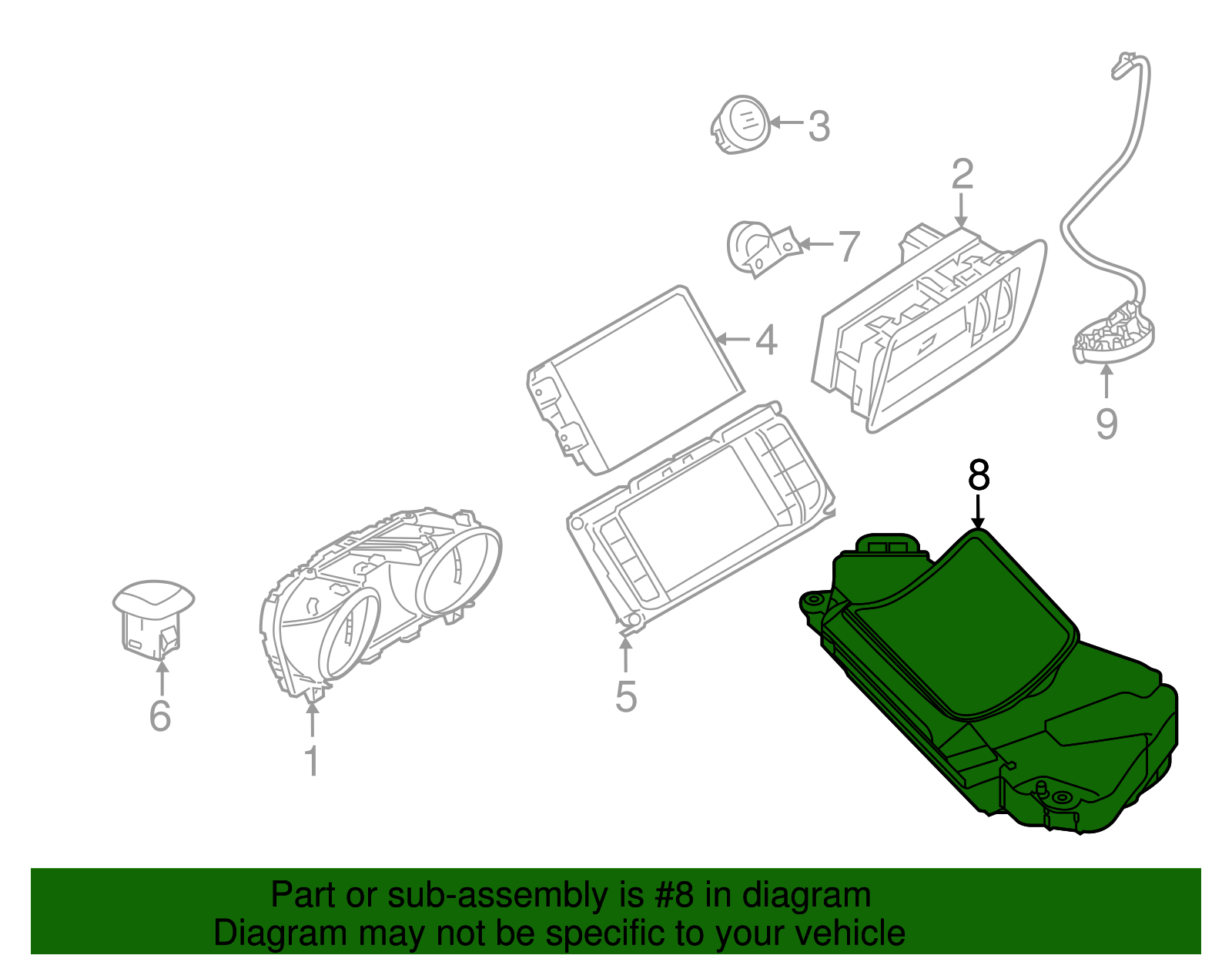 Genuine Head-Up Display for 2015-2016 Land Rover Range Rover Evoque ...