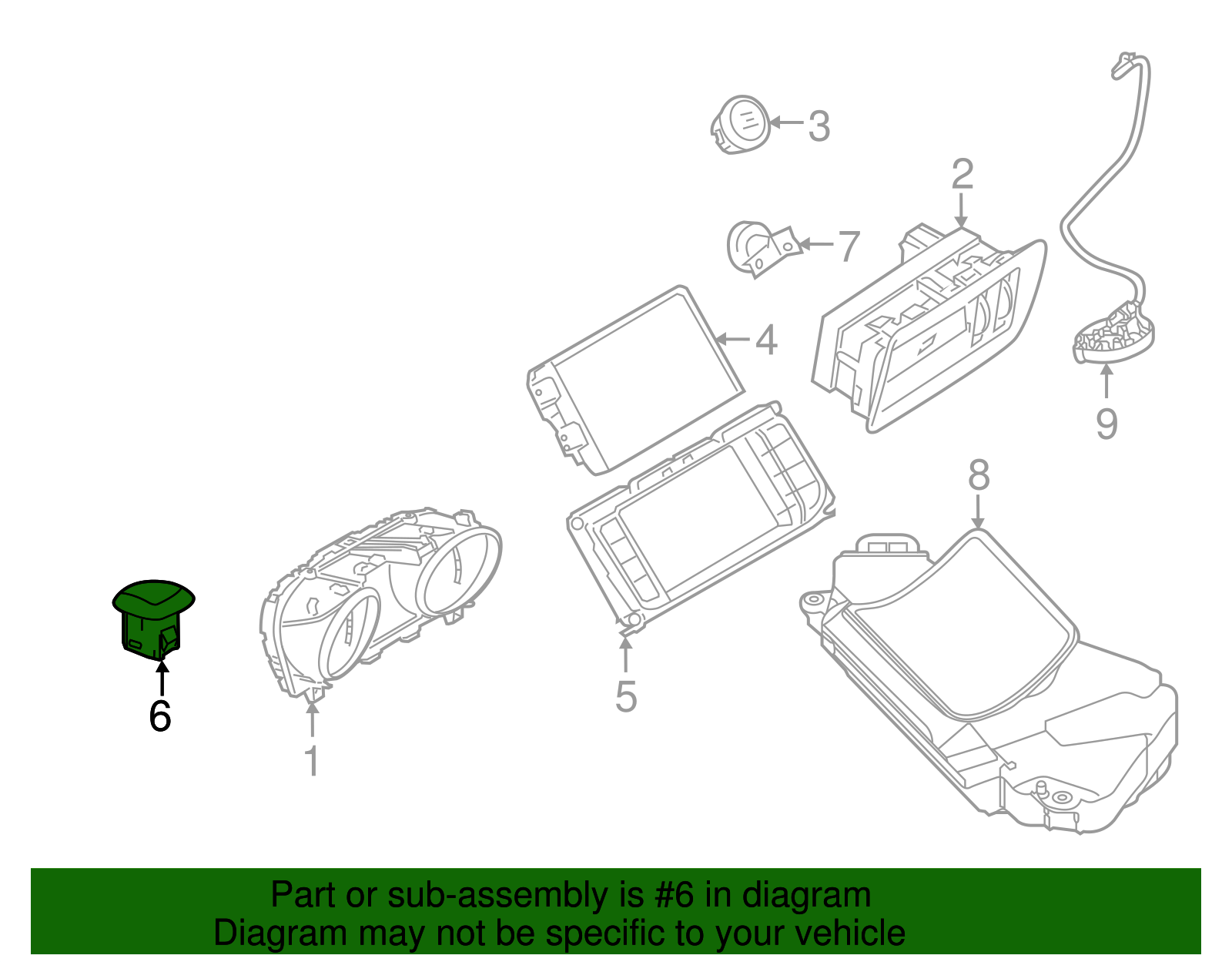 Genuine Sun Load Sensor for 2008-2019 Land Rover | Land Rover Part ...