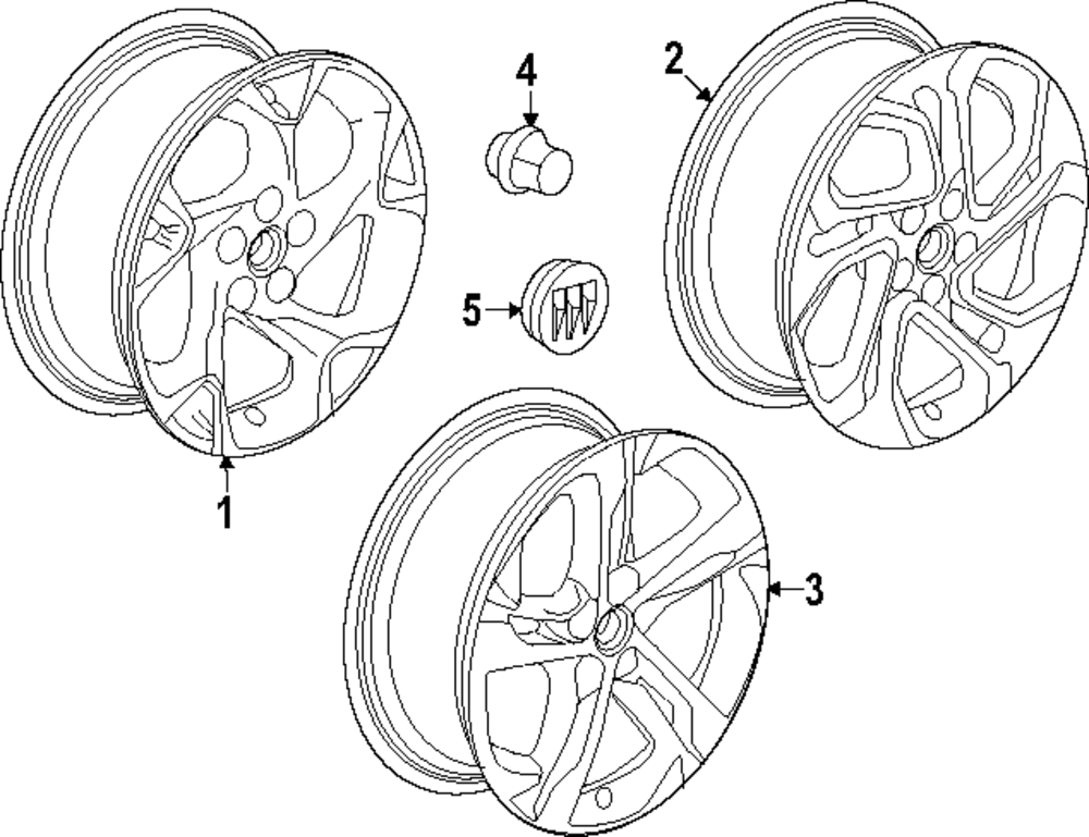 2024-2025 Buick Encore GX Wheel, Alloy 60006974 | QuirkParts
