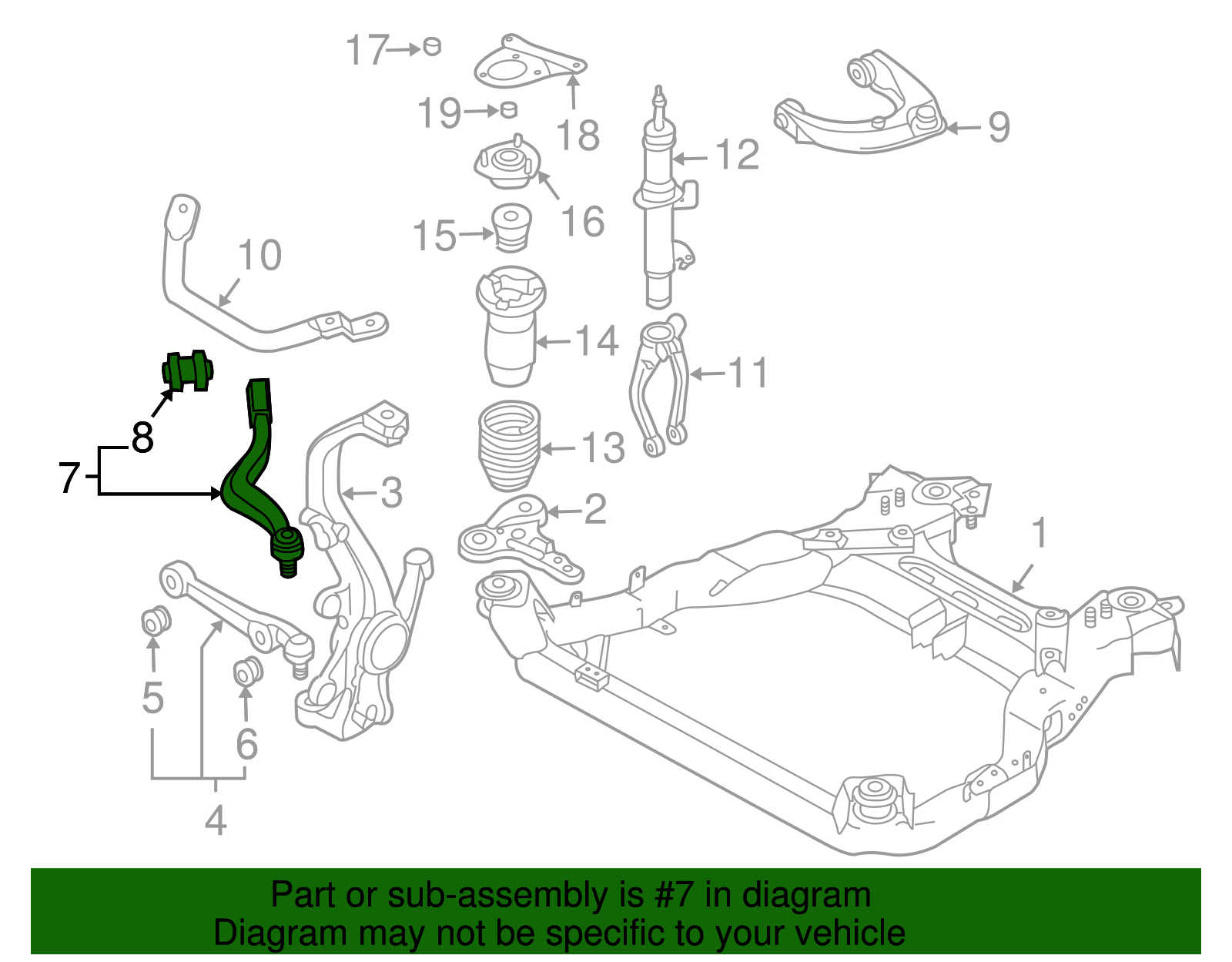 2003-2007 Mazda 6 Rear Lower Control Arm GR1A-34-J00 | RealMazdaParts.com