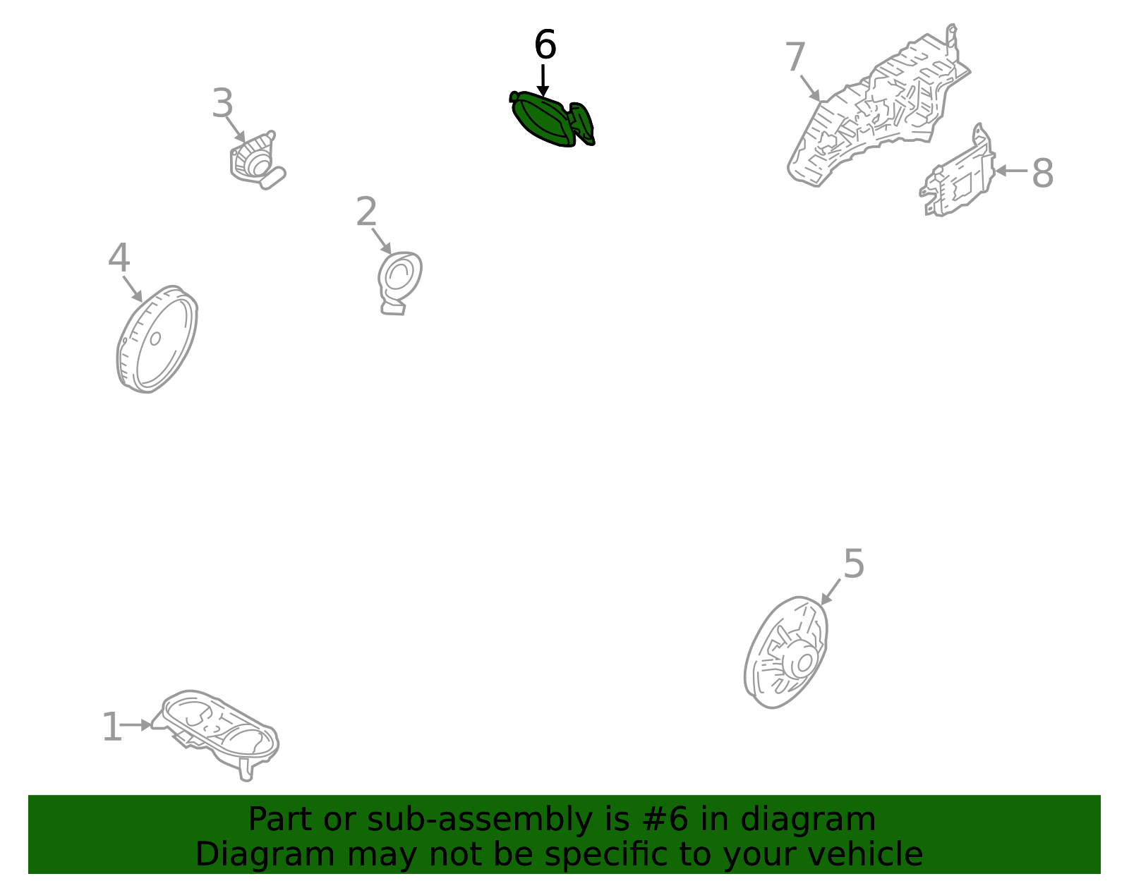 JL7Z-18808-E - Speaker | Dealer Auto Parts