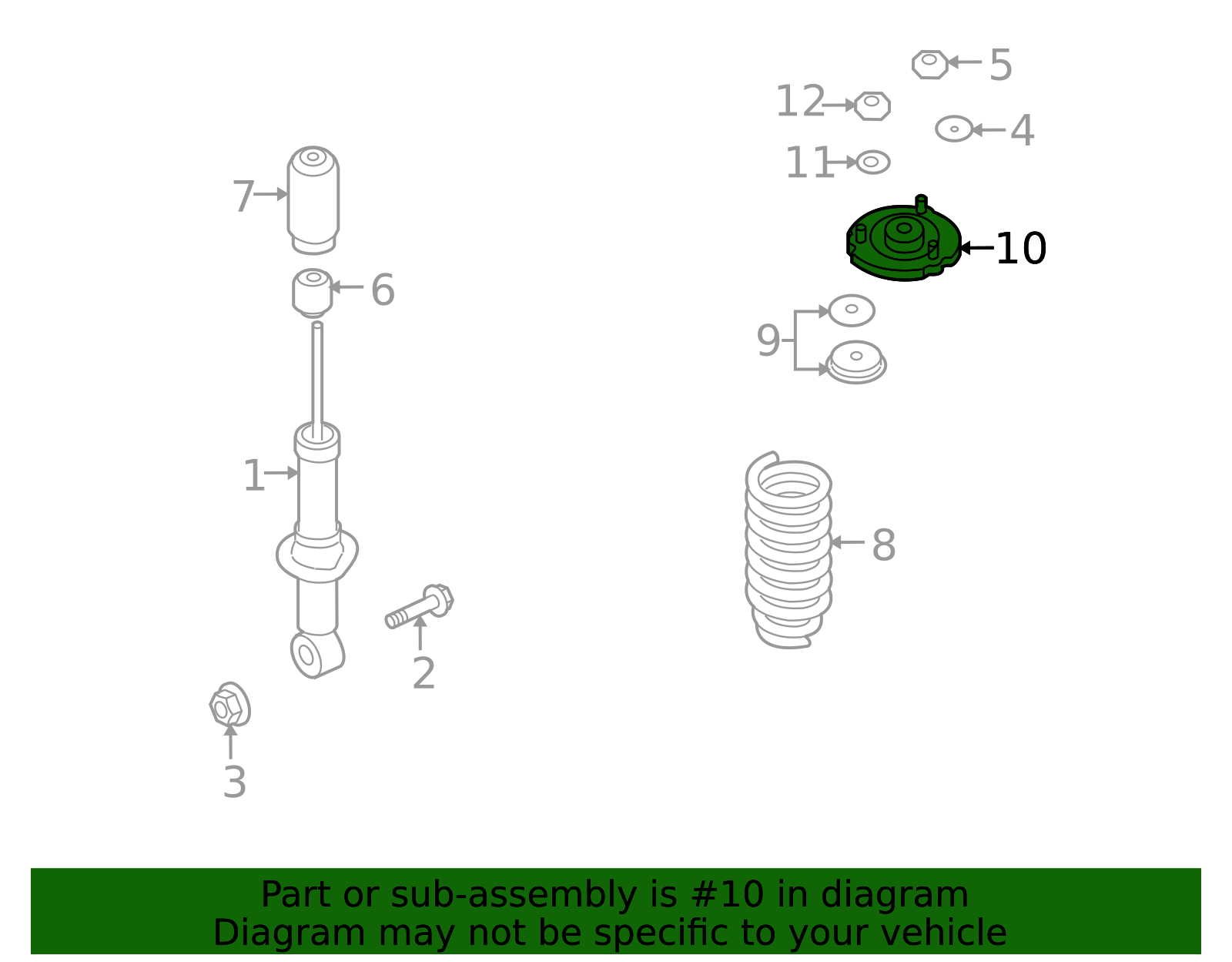 54610-2J000 - Upper Insulator 2009 Kia Borrego | Kia.Parts Store