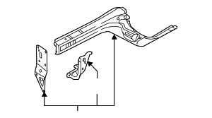 G5111-5RLMA - 2018-2019 Nissan Kicks - Inner Rail | Anicra Nissan Parts