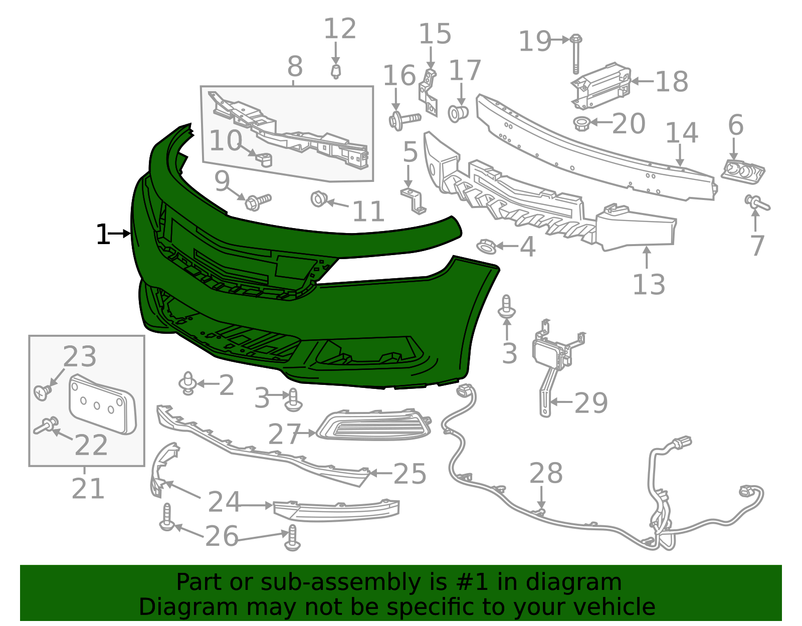 Buy Genuine GM Auto Parts - Fascia (Part # 22990034) | GM Parts Store