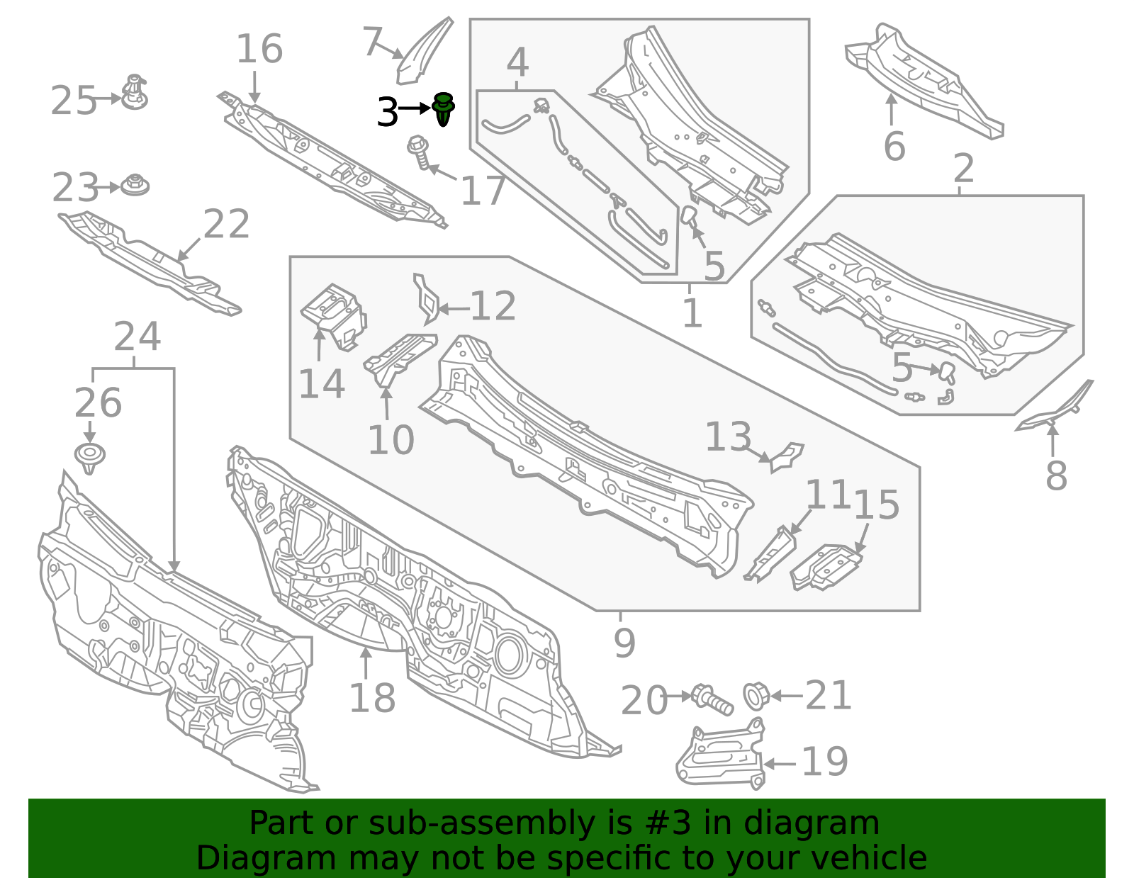 BGV4-56-145 - Retainer Clip - 2012-2020 Mazda | Mazda Parts Factor
