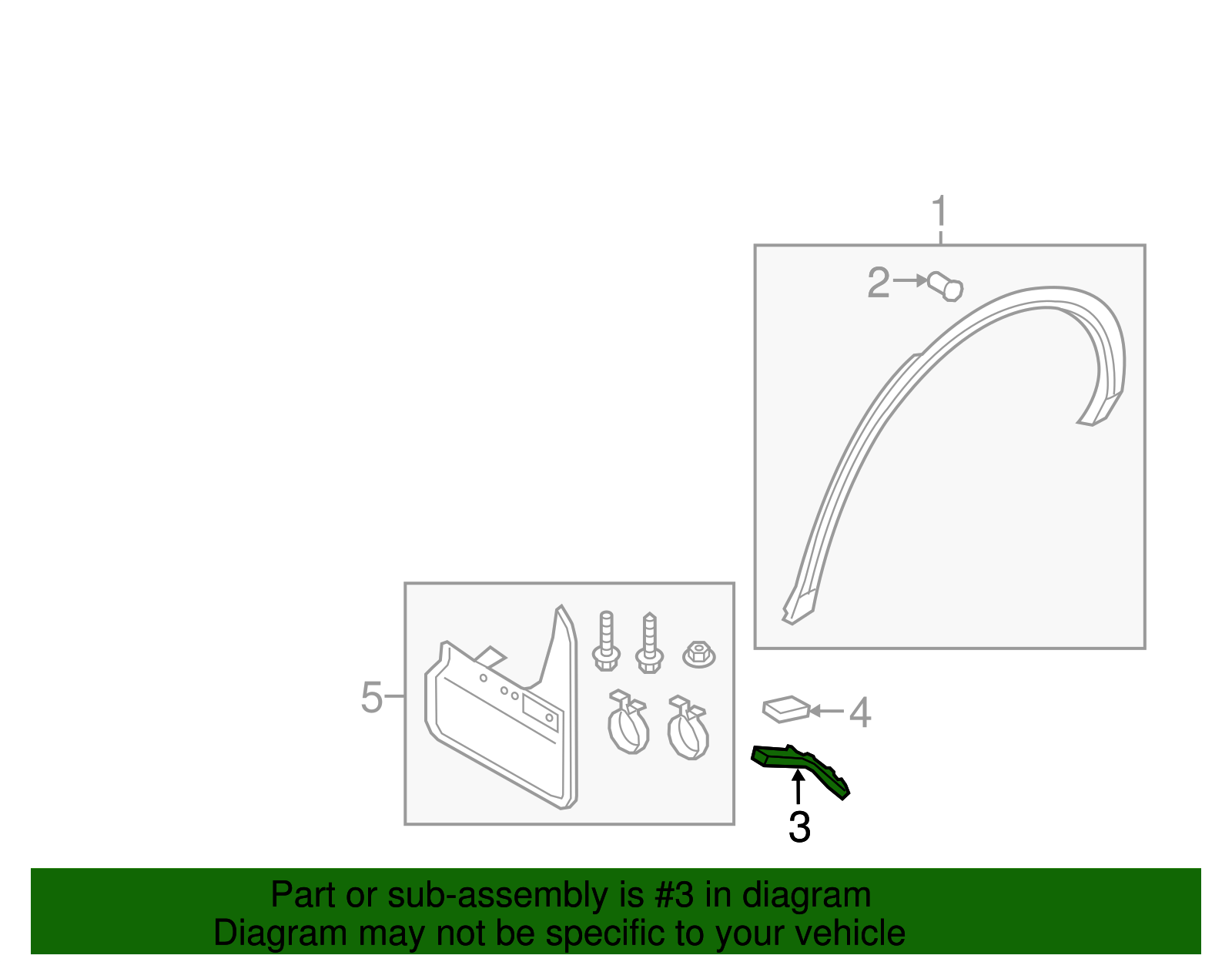 Wheel Arch Molding - Fender Flare OEM Protection | AutoNation Parts