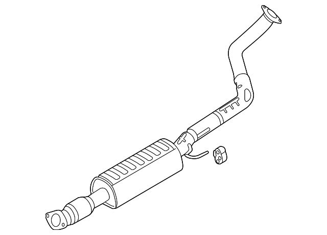 2015-2017 Hyundai Veloster Muffler & Pipe 28600-2V820 | OEM Parts Online
