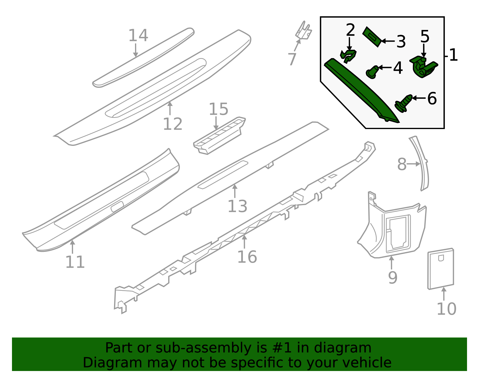 A-Pillar Trim Panel - OEM Interior Coverage 992-867-233-L-OU6 ...