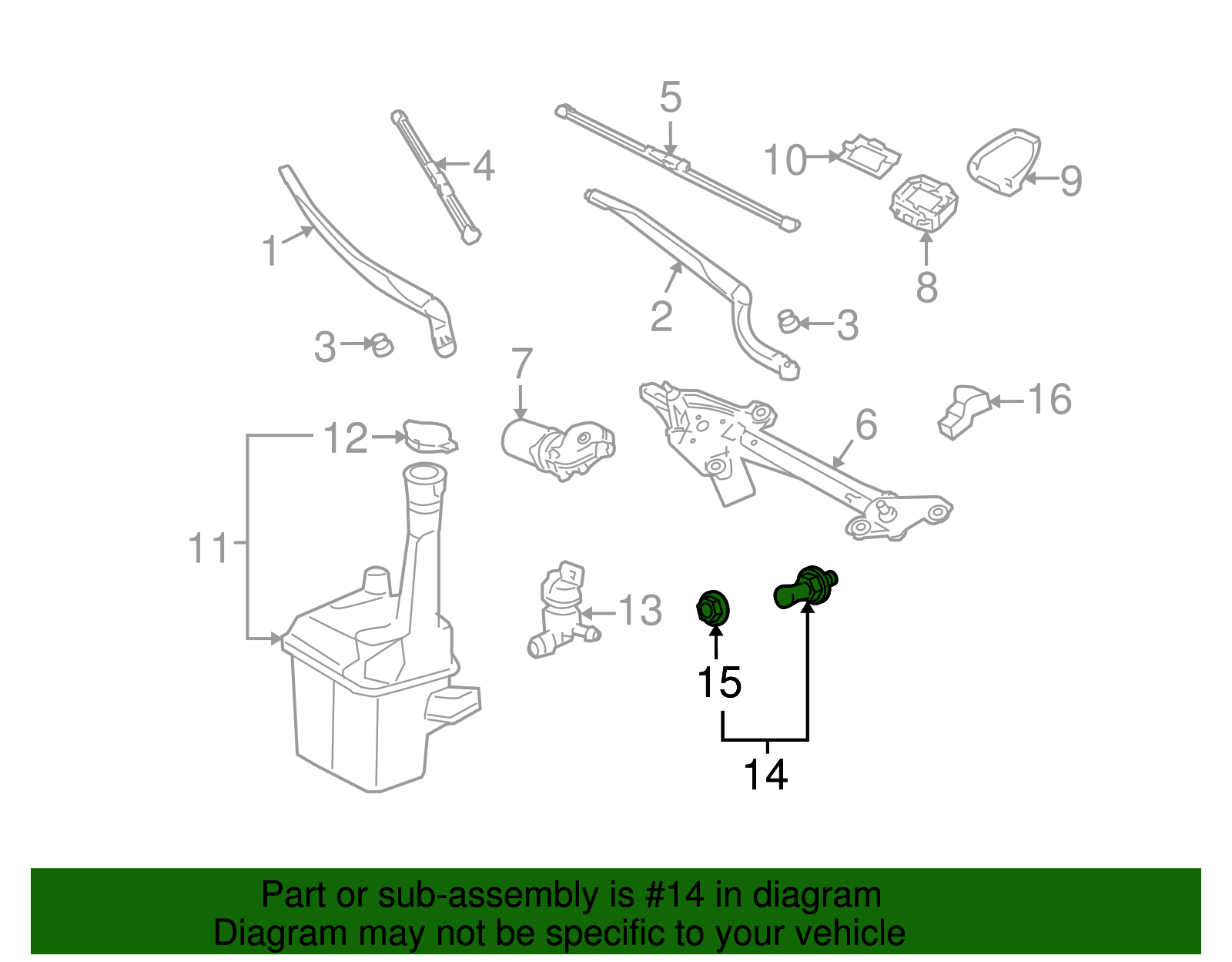 1992-2012 Toyota Level Sensor 85397-AA010 | Toyota Parts Center