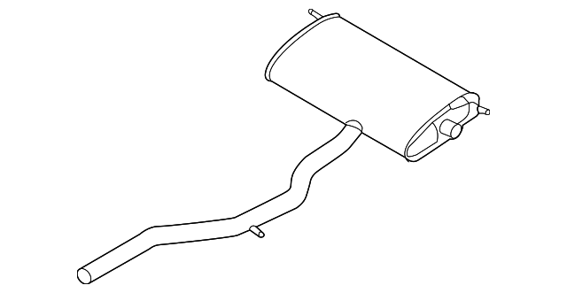 2019-2021 Volvo XC60 Rear Muffler 32292070 | TascaParts.com