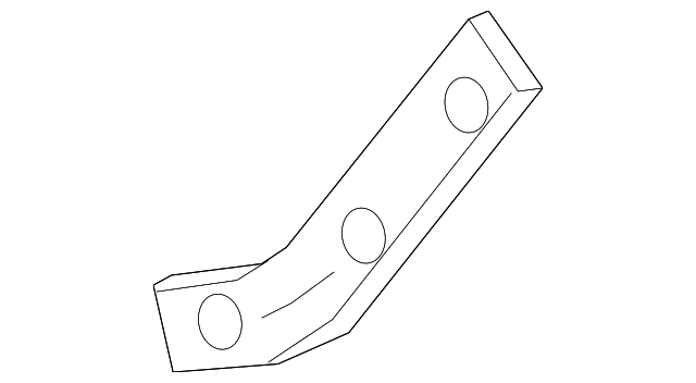 2016-2019 Chevrolet Volt Rear Driver Side Bumper Fascia Guide 23399507 ...