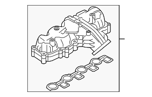 2015 Volkswagen Intake Manifold 04L-129-711-AC | OEM Parts Online