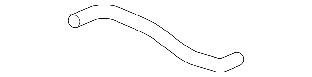 Hyundai - 25411-2B100 - Upper Hose - 2007-2009 Hyundai Santa Fe | OEM ...