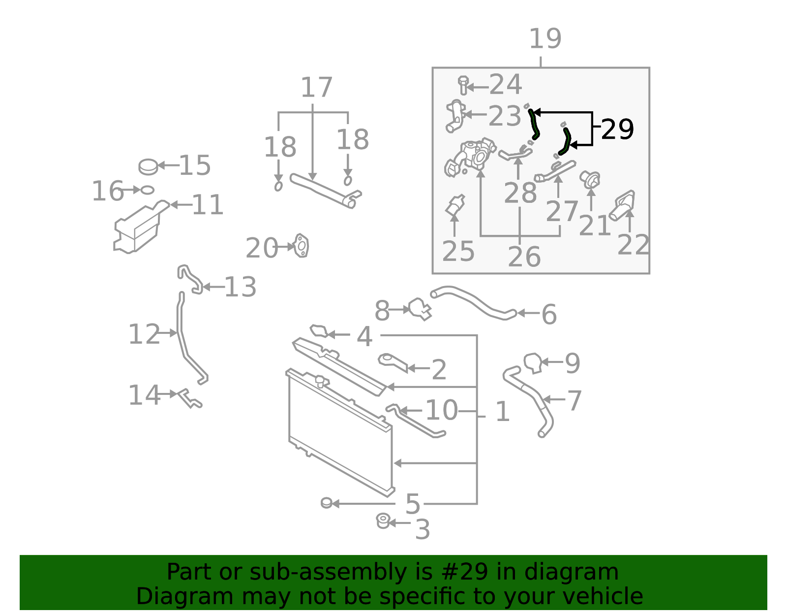 Water Hose 25469-3E000 | MotorMotor