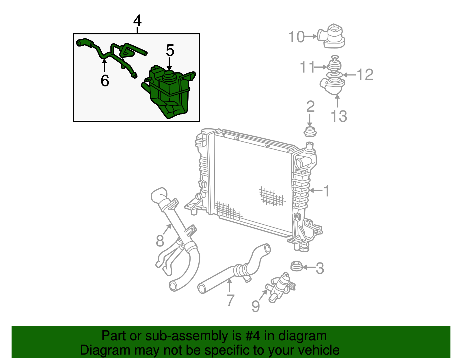 5W4Z-8A080-AA - Ford Reservoir 2000-2006 Ford | Performance Auto Parts