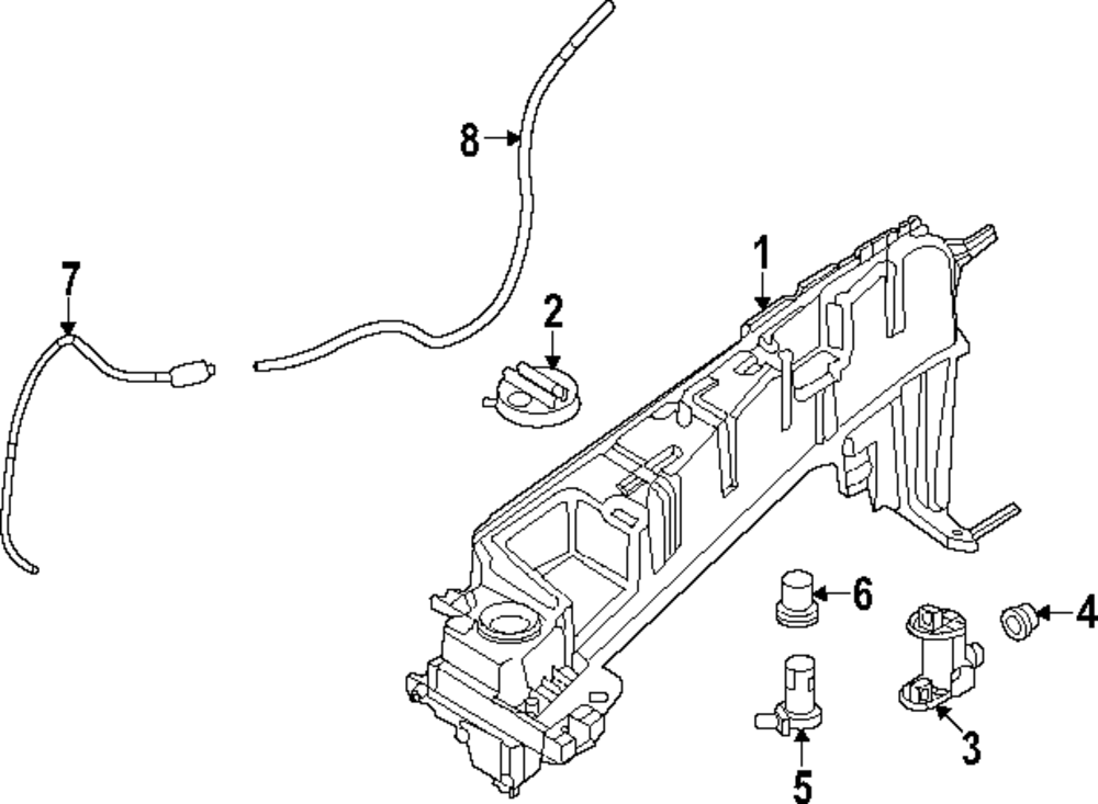 2024-2025 Mazda Level Sensor Grommet K31V-67-491 | RealMazdaParts.com