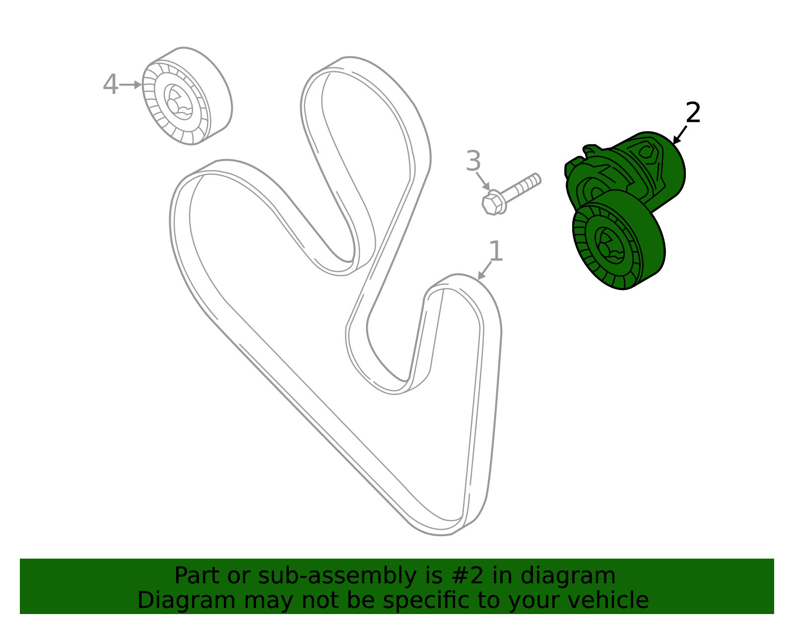 F2GZ-6A228-B - High-Quality Serpentine Tensioner for AutoNation Parts