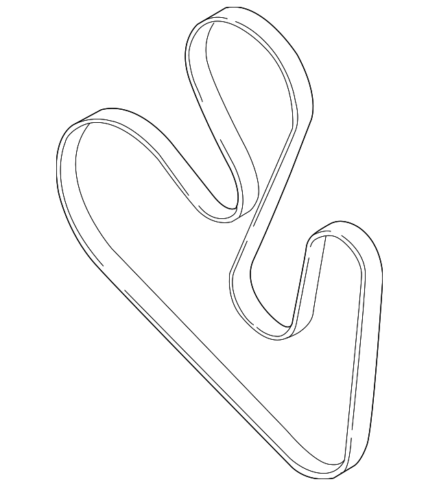 2015-2024 Ford | Serpentine Belt | F2GZ-8620-A | Walls' Ford Parts