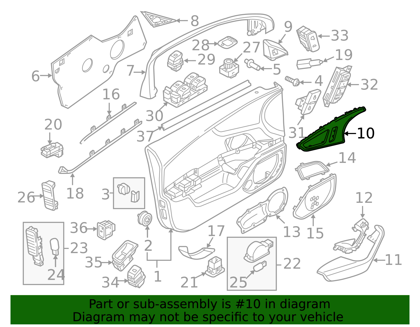 Genuine Door Panel Insert - Interior Restoration Component | AutoNation ...